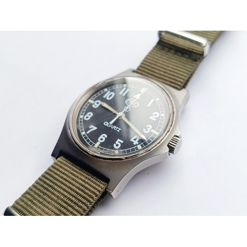 CWC W10 Quartz Military Watch on a new military green strap. Ref ...