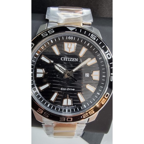 Brand new ex display citizen super titanium eco drive gents watch with ...