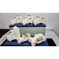 Quantity of 6x collectable cars inc 3x rare crested ware red cross vans ...