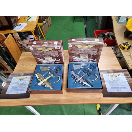 2x as new Corgi The Aviation Archive model diecast planes frontier ...