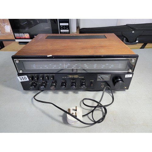 Teak cased Realistic amp STA 78L LW/MW/FM stereo receiver in working ...