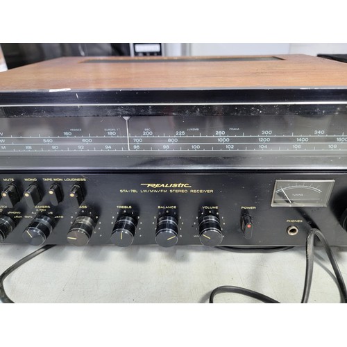 Teak cased Realistic amp STA 78L LW/MW/FM stereo receiver in working ...