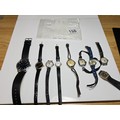 A collection of 9x vintage wrist watches including an Identity London ...