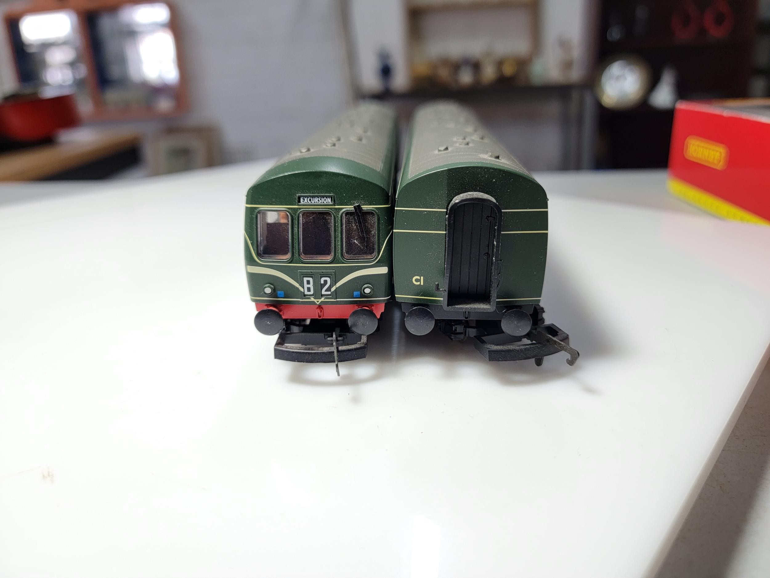 Boxed Hornby R2578A BR Class 101 3 car set DMU in very clean condition