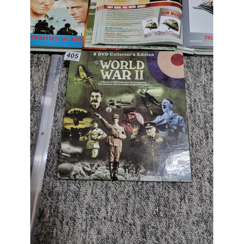 A large selection of classic war movie collection dvd's along with 4 ...