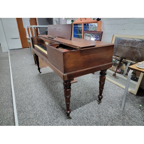 Very Rare & Early Antique 1837 John Broadwood & Sons Square Piano in ...