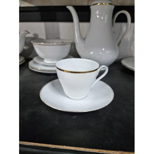 Large quantity of Eschenbach Bavarian Germany part tea set inc cups ...