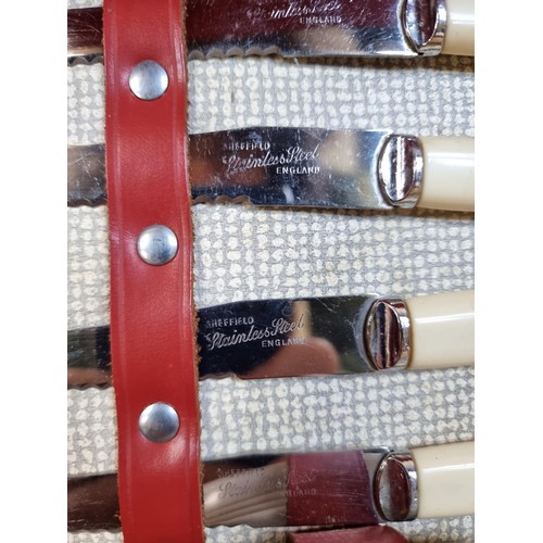 2x vintage picnic hamper sets one by Brexton and comes with original ...