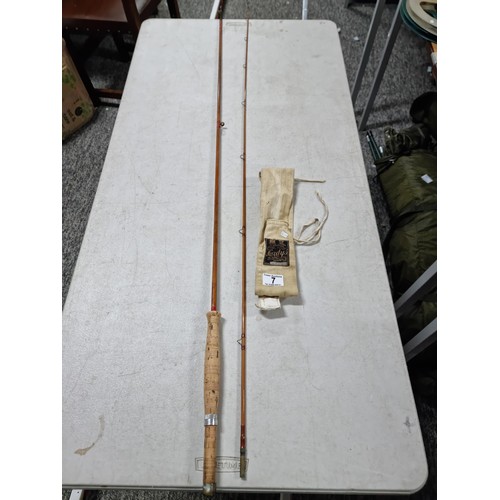 Good quality Hardy cane 2 piece fly rod "The Tourney" E 60348 8FT ...