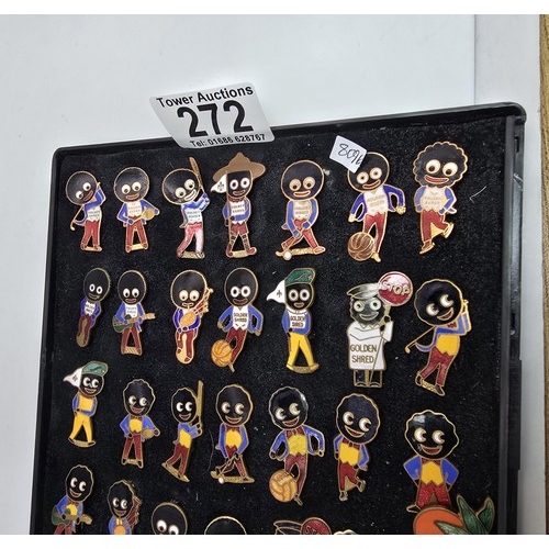 A large and impressive collection of 29 Robertson jam Golly enamelled ...