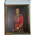 Large and impressive framed oil painting of King Edward VIII (1894 ...