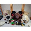 A collection of 11 soft plush toys including RSPB branded birds (great ...