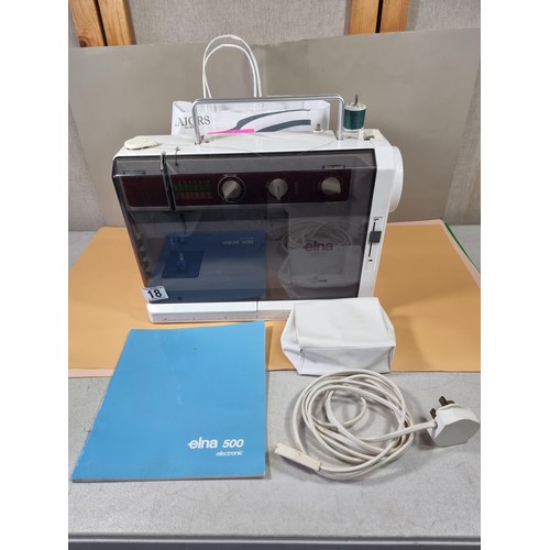 A good quality Elna 500 electronic sewing machine Jubilee edition ...
