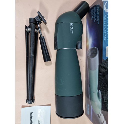 Good quality boxed 70 Target Mirror spotting scope complete model No ...