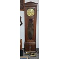 A good quality impressive triple weight driven antique Grandfather ...