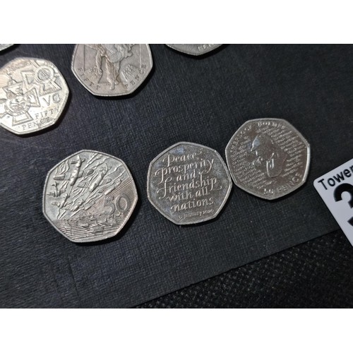 A good collection of 23x collectable 50 pence piece coins all with ...