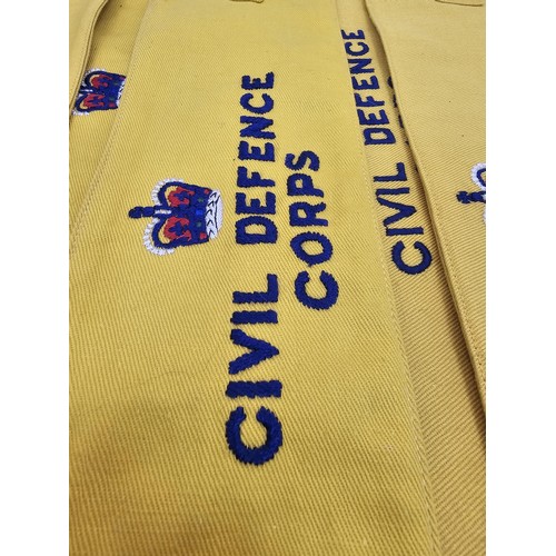 A collection of 7x British Military Civil Defence Corps Welfare uniform ...