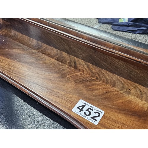 A good quality mid Victorian mahogany dressing table mirror with ...