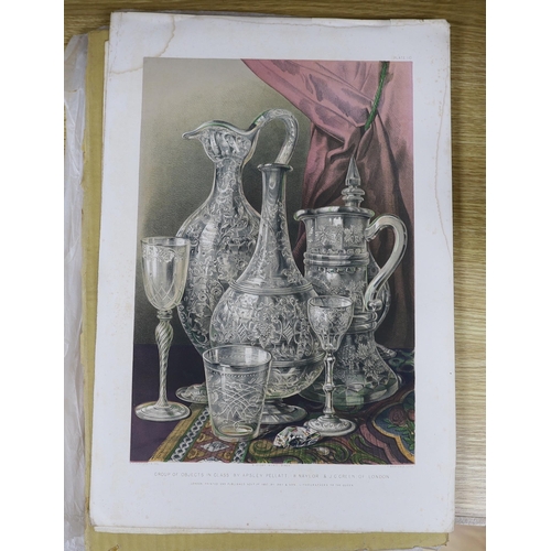 A folio of 18th and 19th century colour lithographs and prints ...