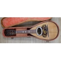 A cased Italian mandolin, labelled Domenico Maratea, and Fratelli ...