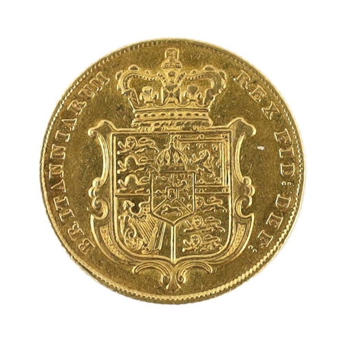 British gold coins, George IV sovereign 1826, Fine/Very Fine