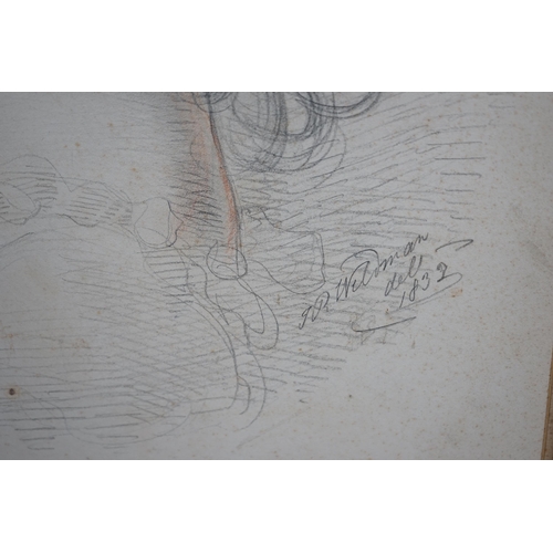 John Robert Wildman (fl.1823-1839) Family portraits of young girls ...