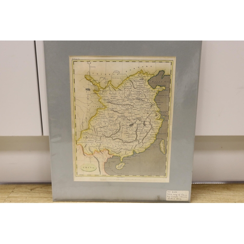 Two maps of China comprising, J. Barrow, Sketch of a Journey from Hang ...