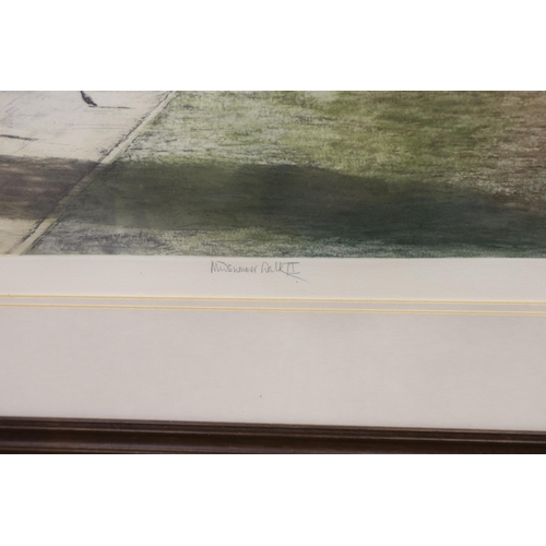 Peter Eastham (b.1956) colour etching, 'Mid Summer Walk II', signed in ...