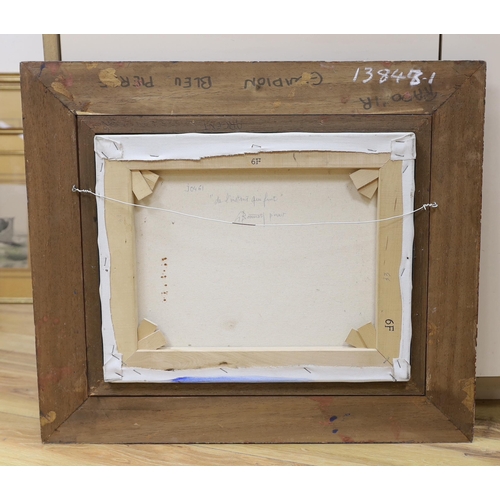 Gabriel Bonmati (Moroccan, 1928-2005), oil on canvas, 'Blue woman ...