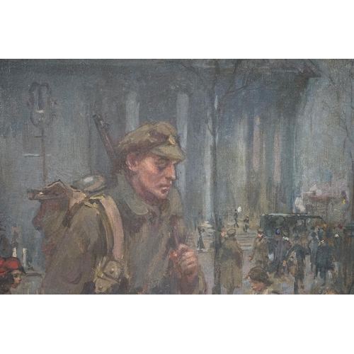 Kate Elizabeth Olver (British, 1881-1960) 'Return from the front, 1916 ...