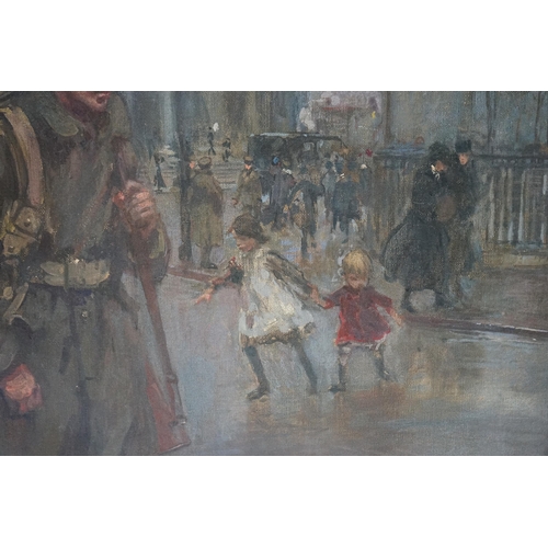 Kate Elizabeth Olver (British, 1881-1960) 'Return from the front, 1916 ...