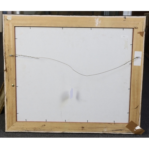 Willem Dolphyn (Belgian, 1935-2016) Still life of oranges, glassware ...