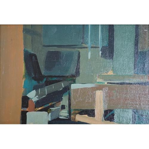 David Douglas (contemporary), oil on board, Abstract composition ...