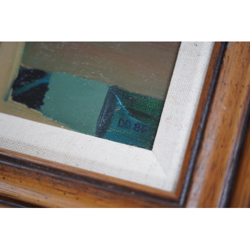 David Douglas (contemporary), oil on board, Abstract composition ...