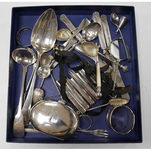 An Edwardian silver folding pen holder, by Jordan & Raybould, London ...