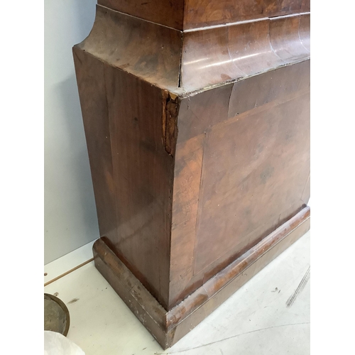 A George II walnut and feather banded longcase clock, Christopher ...