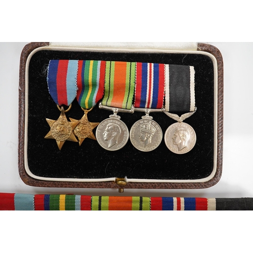A New Zealand medal group, group of five medals including; The Service ...