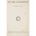 Woolf, Virginia - To The Lighthouse, 1st edition, 1st impression, 8vo ...
