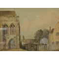 Paul Sandby RA (1725-1809), watercolour, Eltham Palace from the south ...