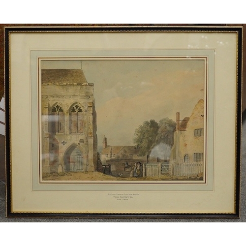 Paul Sandby RA (1725-1809), watercolour, Eltham Palace from the south ...