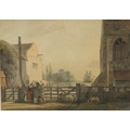 Paul Sandby RA (1725-1809), watercolour, Eltham Palace from the north ...