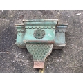 A Victorian cast iron rain hopper, width 61cm, height 48cm. Condition ...