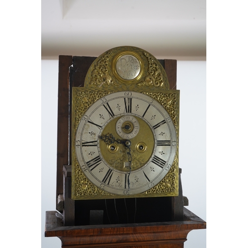 Luke Wise, a George II walnut cased eight day longcase clock, the 30 ...