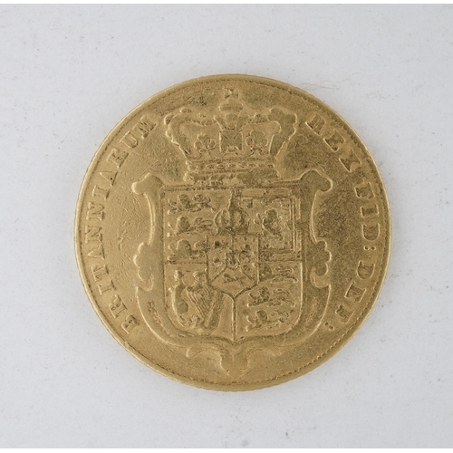British gold coins, George IV, gold sovereign, 1829, Rev. crowned ...