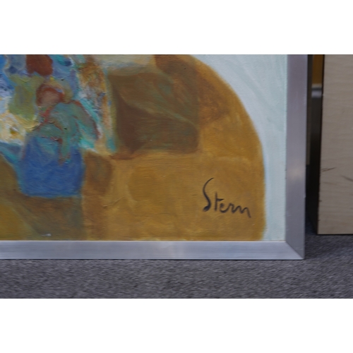 Bernard Stern (1920-2002), 'Boy in Straw Hat', signed lower right ...