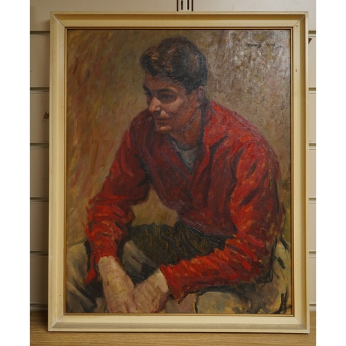 Ronald Way (20th. C), Portrait of a seated gentleman, Modern British ...