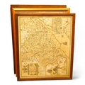 Four early maps comprising: two after Philip Lea, 'The County of ...
