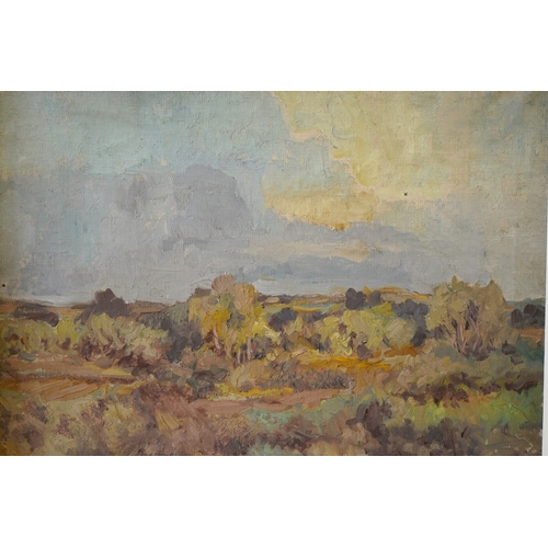 Arthur Spooner (1873-1962), Landscape, unsigned, oil on canvas, 40 x ...