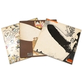 Led Zeppelin; the first three LP record albums, all on red and plum ...