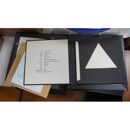 Justin Knowles (1935-2004), a set of fourteen abstract screen prints ...